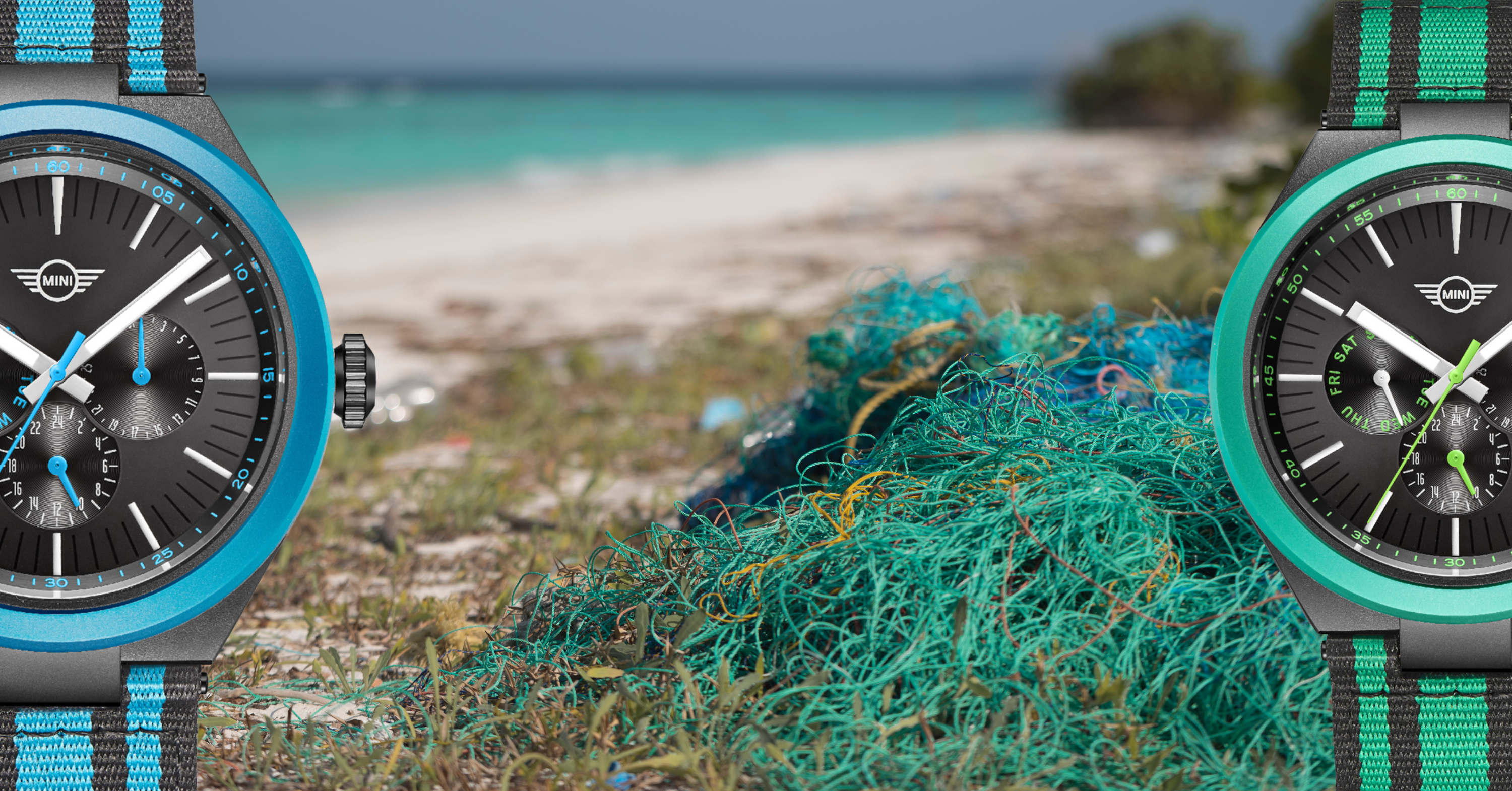 Ocean Upcycle Watch: Sustainable Style by MINI Cooper Watches